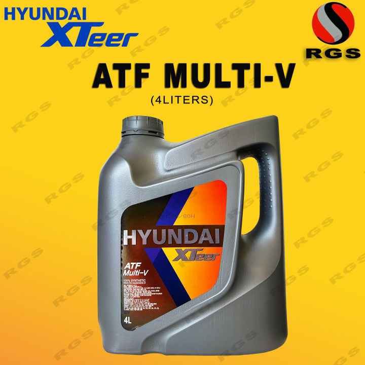 Hyundai Xteer ATF Multi-V 4Liters (SP3, SP4, Dexron, Mercon, etc ...
