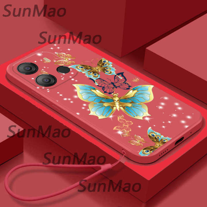 เคสโทรศัพท์ Tecno Spark Go 2023 POP 7 POP 7 PRO ออกแบบแฟชั่นผีเสื้อปก ...