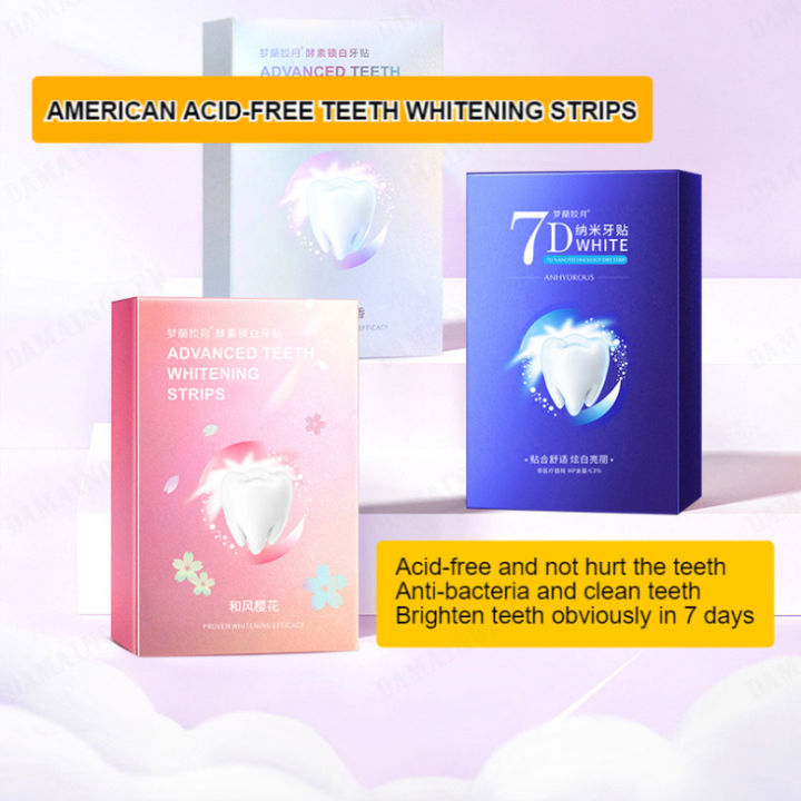 damaino1 7D Whitening Tooth Stickers The Ultimate Solution for Oral ...