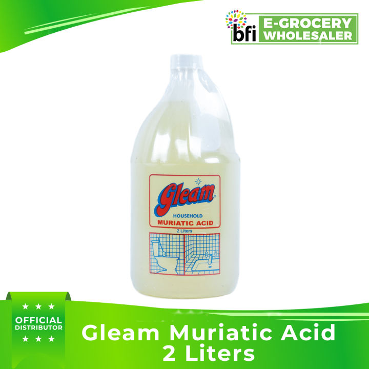 BFI Gleam Muriatic Acid 2 Liters | Lazada PH