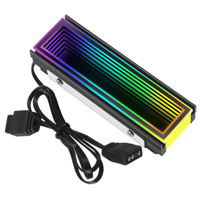 (TEBM) 5V ARGB Sync Computer 2280 SSD M2 Radiator PC RGB M.2 Nvme ...