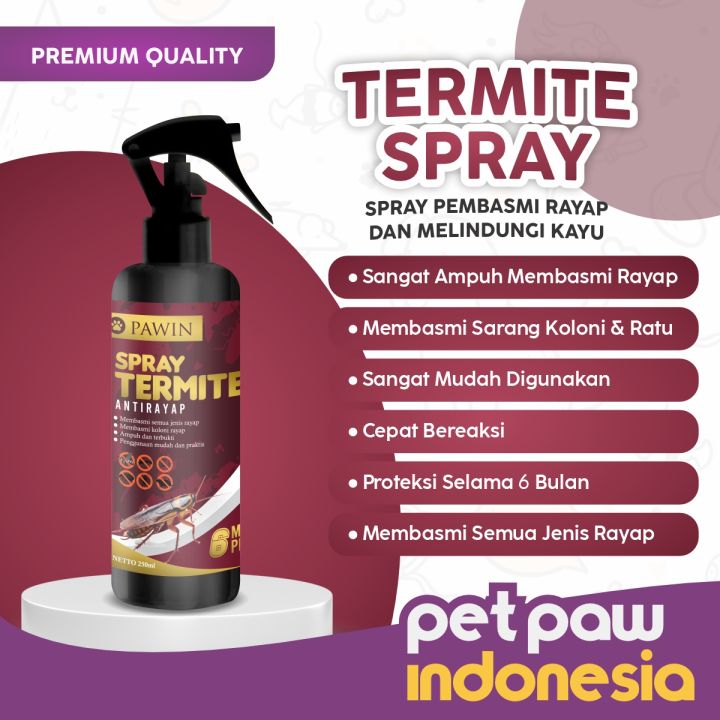 Spray Pembasmi & Anti Rayap Rumah Kayu Termite Killer & Protection ...