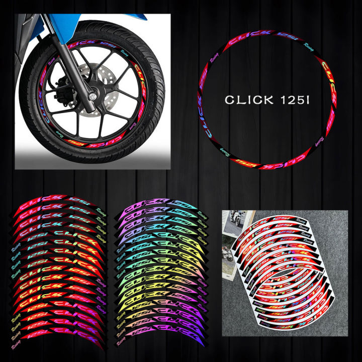 For 14 Inches Honda Click 125i 150i Decals Click 125 V1 V2 V3 ...