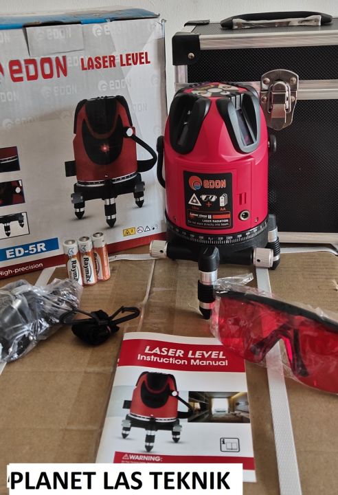 LASER LEVEL ED 5R waterpas digital edon pengukur ruangan Laser level ...