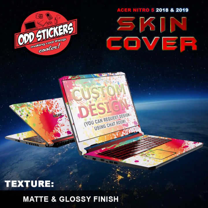 For Acer Nitro 5 2019 (Thin Bezel) 2018 (Thick Bezel) Customized ...