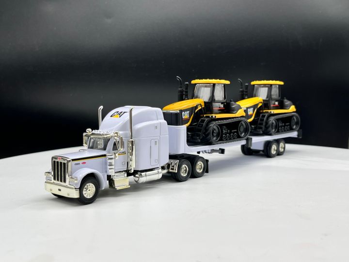 NORSCOT 1/64 Scale Peterbilt CAT Crawler Tractor 75E Model Of Die ...