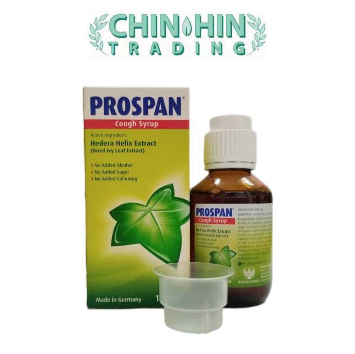 [PROSPAN] Cough Syrup (100ml) / Hedera Helix Extract (Dried Ivy Leaf ...