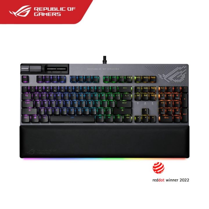 ASUS ROG Strix Flare II Animate gaming mechanical keyboard with AniMe ...