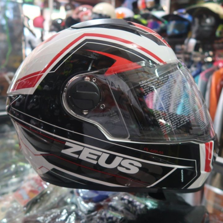 Helm Full Face Zeus 811 AL 5 Bk Red | Lazada Indonesia
