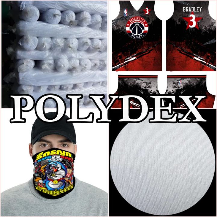160/180GSM POLYDEX WHITE FABRIC FOR SUBLIMATION - Basketball Jersey ...