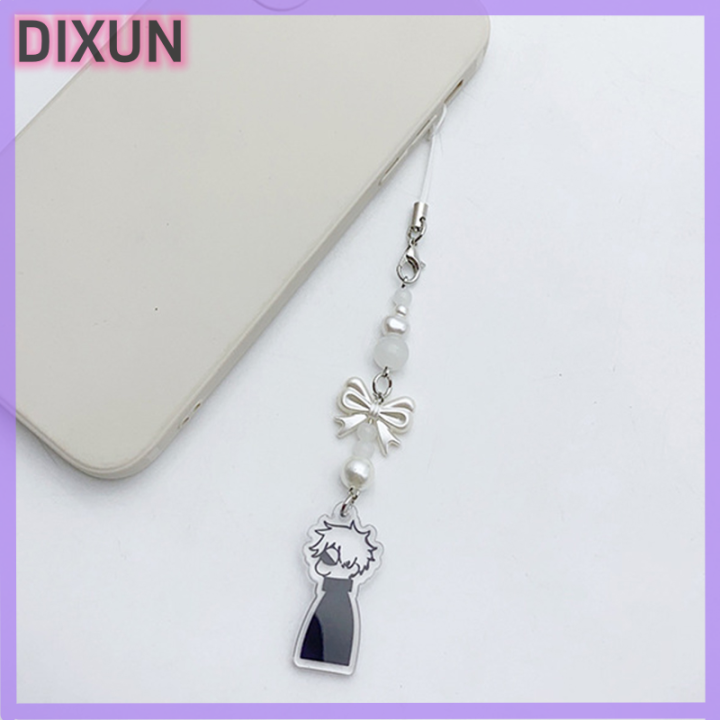 DIXUN พวงกุญแจคอสเพลย์อะนิเมะ jujutsu Satoru gojo จับคู่ jjjjk พวงกุญแจ ...