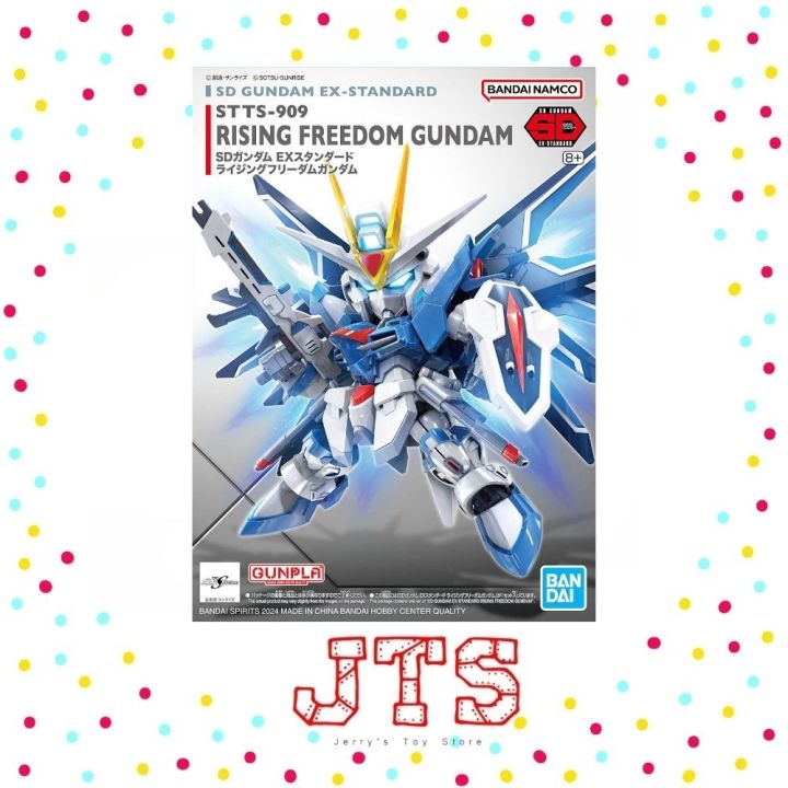 Bandai SDEX Rising Freedom Gundam 66286 SD EX Standard Seed Freedom ...