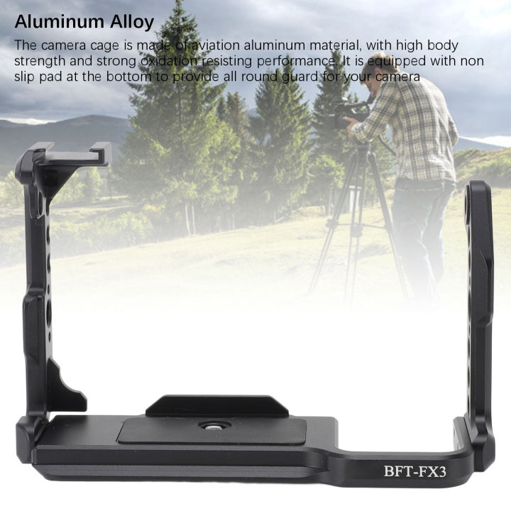 Camera Cage with Slider for FX30 FX3 Series Aluminum Alloy Frame with 1 ...