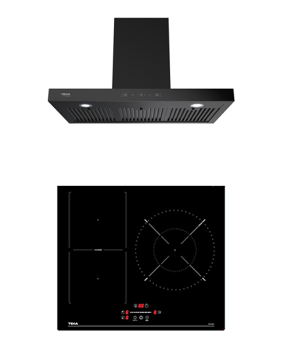 TEKA เครื่องดูดควัน รุ่น LDH 90 TC BLACK + Teka เตาระบบ Induction รุ่น ...