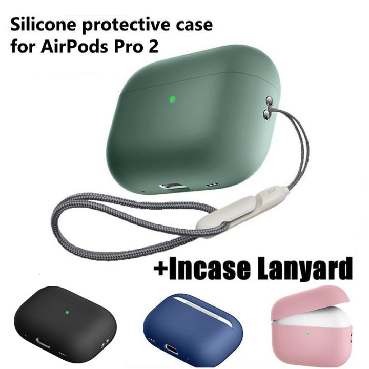 Silicone Earphone Cases with Incase Lanyard Compatible for Airpods Pro ...
