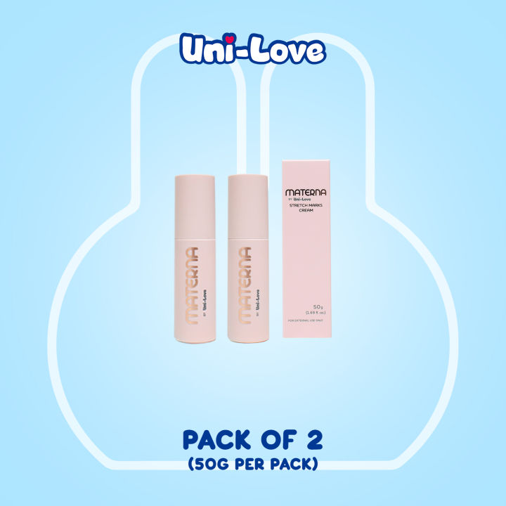 UniLove Materna Stretchmarks Cream 50g Pack of 2 | Lazada PH