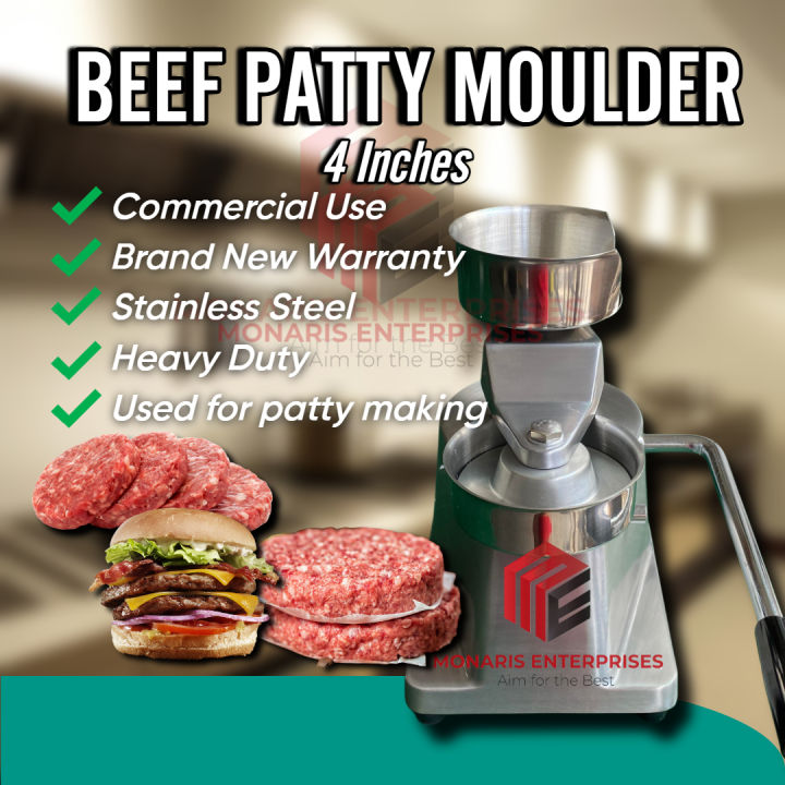 Burger Patty Moulder Presser Molder Patty Maker 4 inches Diameter ...