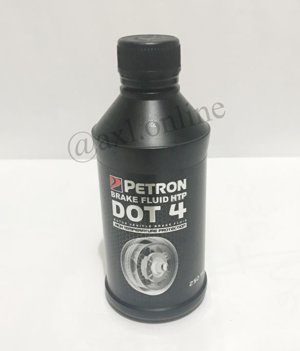 Petron HTP Brake Fluid DOT 4, 250mL (High Temperature Protection ...