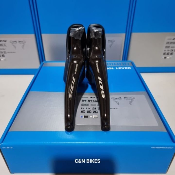SHIMANO 105 STI ST R7000 2x11-Spd Shifter/Brake Lever Road Made in ...