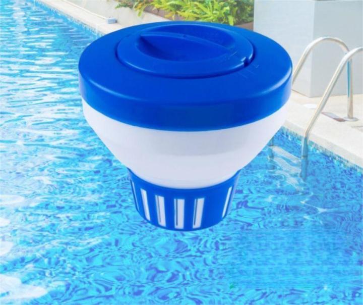 7 IN Floating Pool Chlorine Tablet Dispenser for Swimming Pools ...