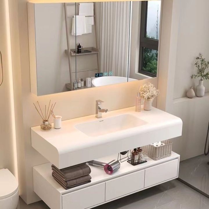 【SG Sellers】Bathroom Cabinet Combination Modern Simple Bathroom Vanity ...