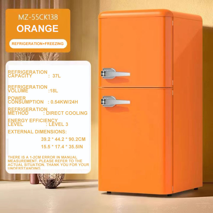 Mini Refrigerator With Freezer 55L Small refrigerator For Room Frost ...