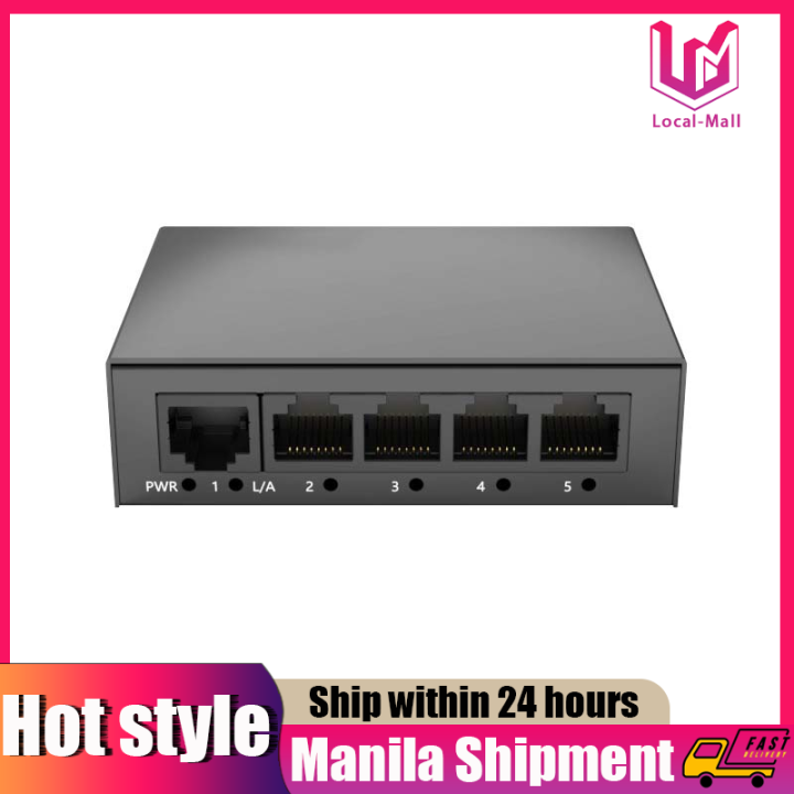 【Delivery 24 hours】Network Switch Hub | LS1005G | Gigabit Switch | 5-Port 10/100/1000Mbps ...