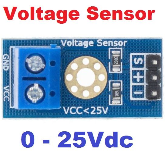 Voltage Sensor Module 0 - 25VDC Voltage Divider เซนเซอร์วัดแรงดันไฟฟ้า ...
