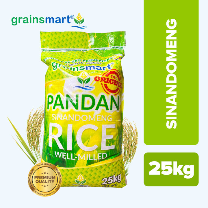 Grainsmart Rice Pandan Special Sinandomeng Rice 25KG | Lazada PH