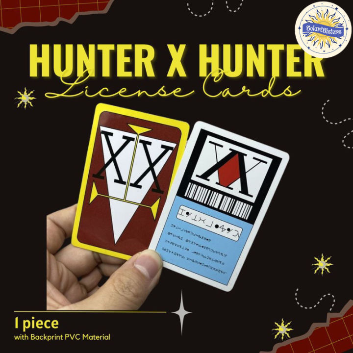 Fanmade Hunter x Hunter License ID Card PVC Material atm size Bag Tag ...
