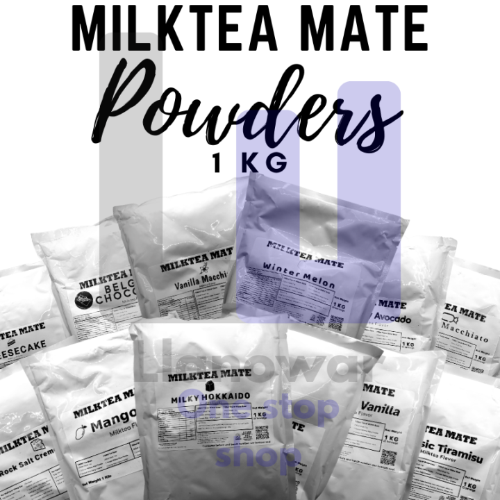 MLKT Powders, Milktea Mate Premium Powder Flavor 1kg for MilkTea ...