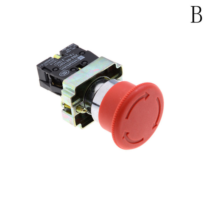 NIHAI NEW 22mm NC N/C Red Mushroom Emergency Stop Push Button Switch ... NIHAI NEW 22mm NC N/C Red Mushroom Emergency Stop Push Button Switch ...