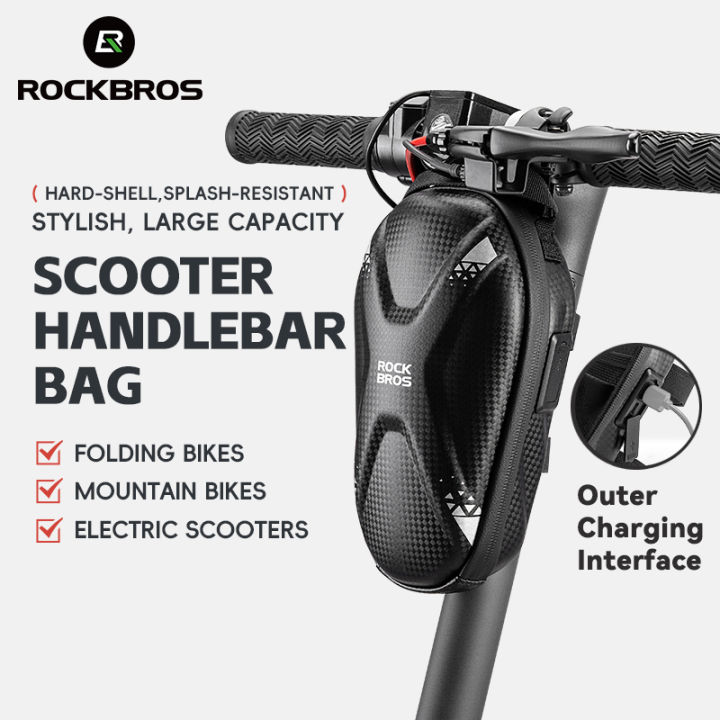 Electric Scooter Bag Storage ROCKBROS Scooter Handlebar Bag ...