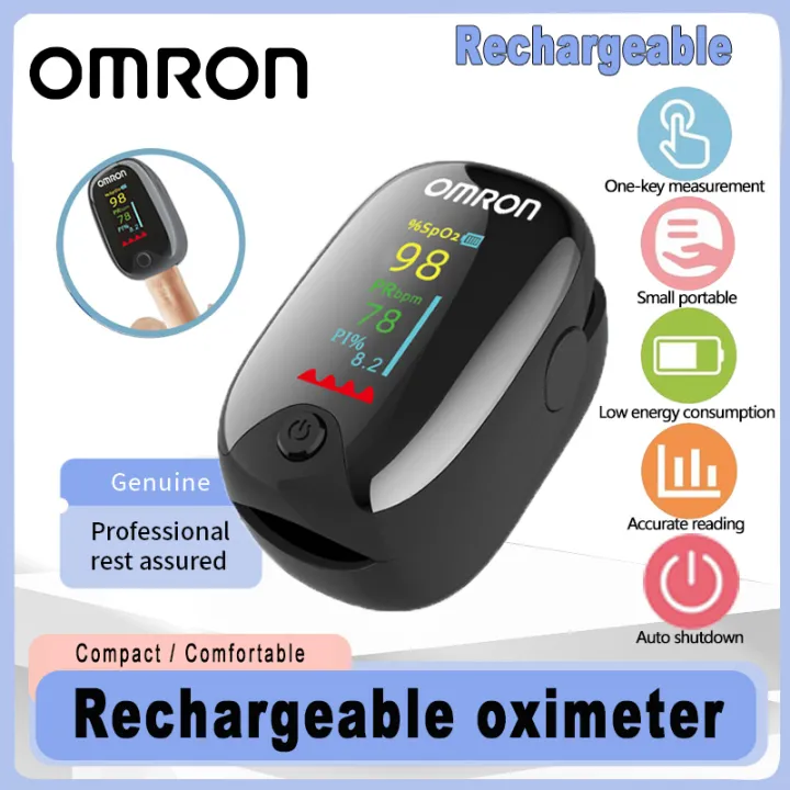 Rechargeable Omron Pulse Oximeter Display Portable Fingertip Pulse ...