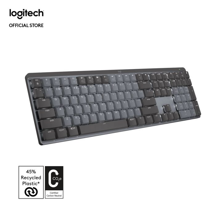 Logitech MX Mechanical Wireless Illuminated Performance Keyboard ...