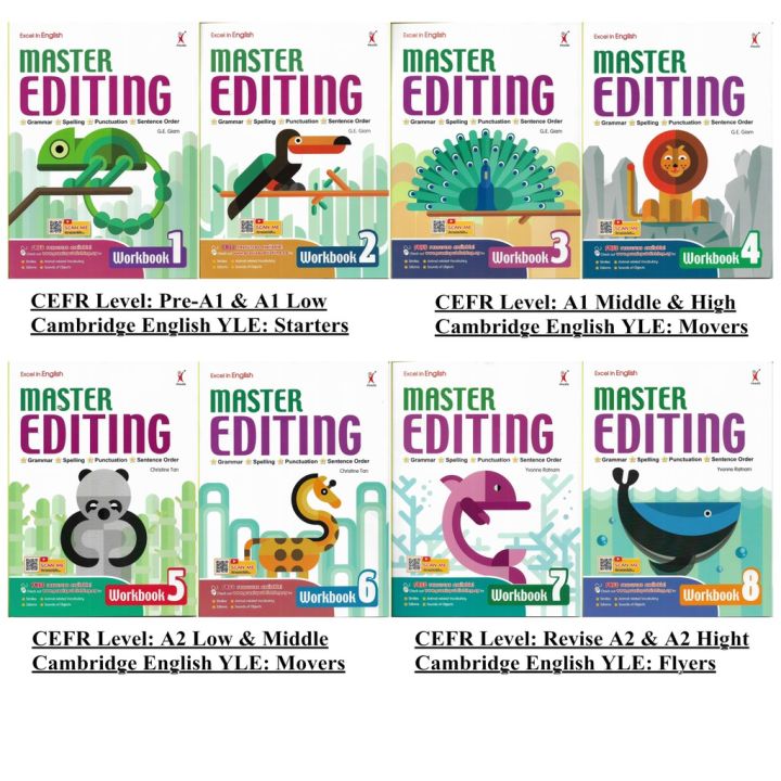 PRIMARY WORKBOOK CEFR A1 A2 MASTER EDITING EXCEL IN ENGLISH WORKBOOK ...
