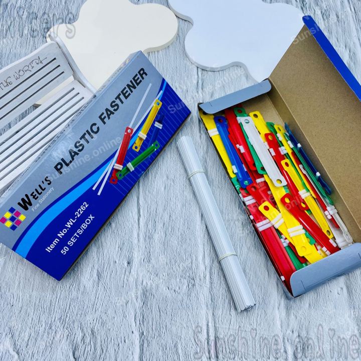 NICERS 7cm Plastic Paper Fasteners 50sets | Lazada PH