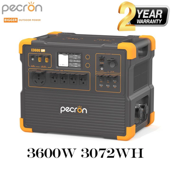 【รับประกัน 2 ปี】Pecron E3600LFP Portable Power Station 3600W 3072WH ...