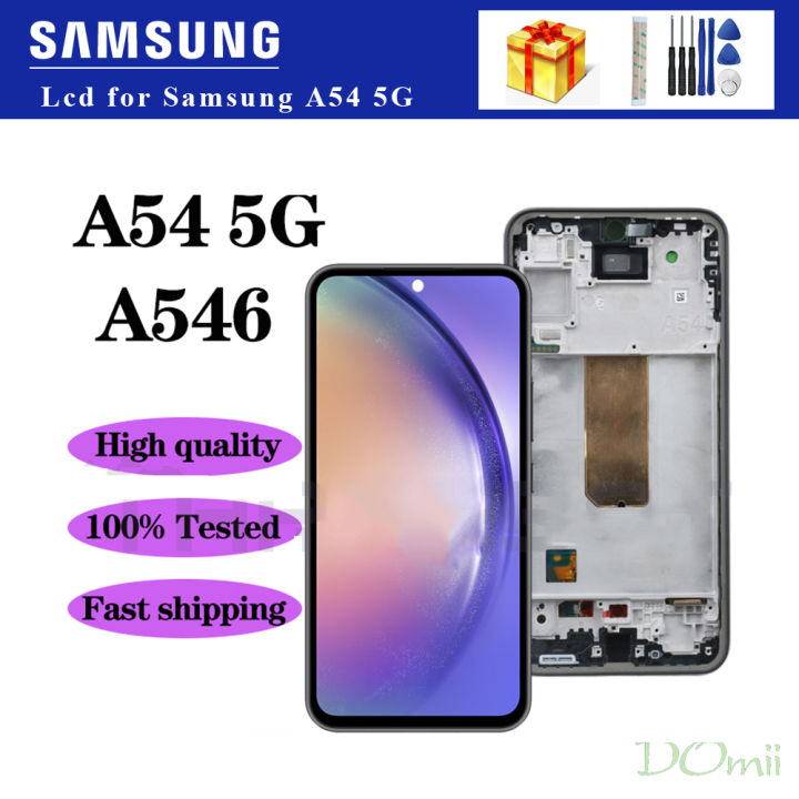 Original 6.4'' Super AMOLED A54 5G LCD For Samsung Galaxy A546 A546E ...
