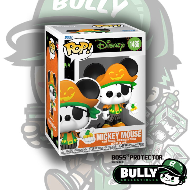 Funko POP! Disney: Halloween 2024 - Pirate Mickey Mouse 1486 With Boss ...