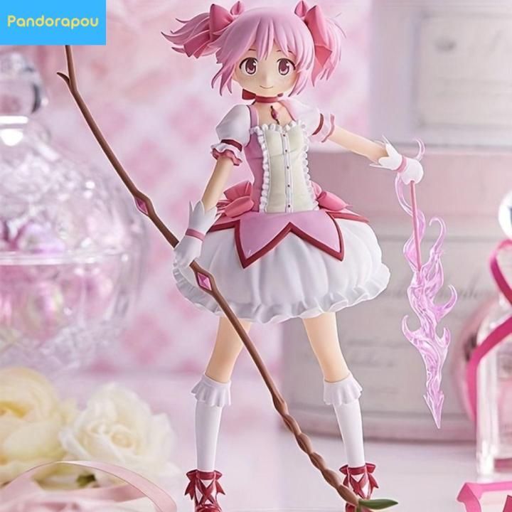 PANDORAPOU PVC Pink Anime Character Model Statue Anime Peripheral ...
