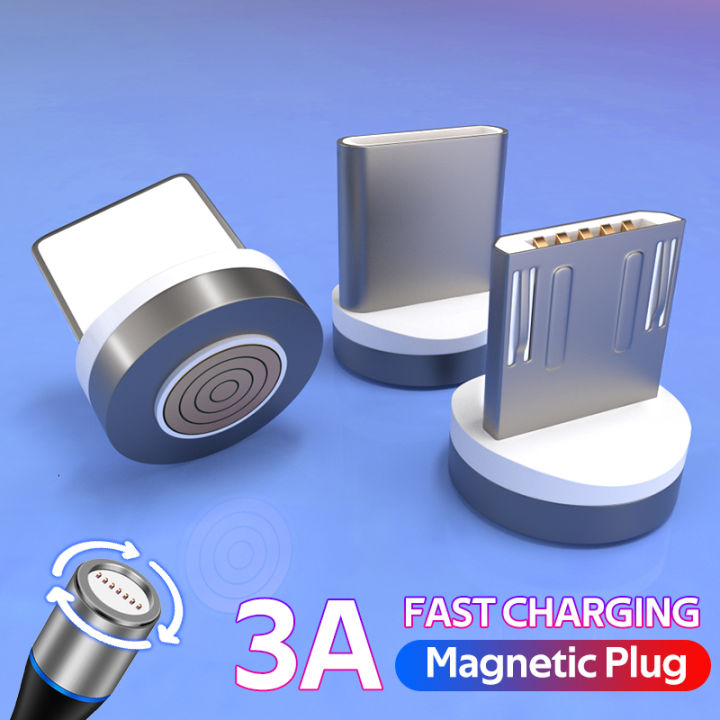 2/3/5 Pcs 7 Points Magnetic Charger Head (Not include cable) Support ...