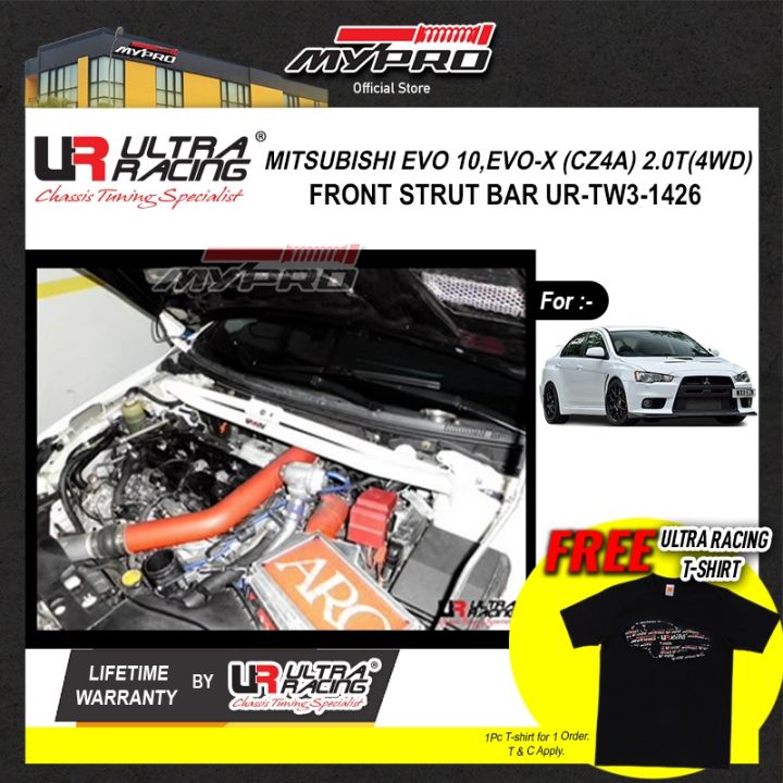MITSUBISHI EVO 10,EVO-X (CZ4A) 2.0T '07-'16 (4WD) Front Strut Bar UR ...