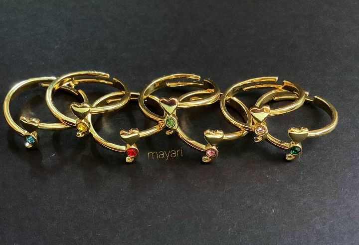 PUHON Real Gold Plated Semicolon Ring Mental Health Awareness | Mayari ...