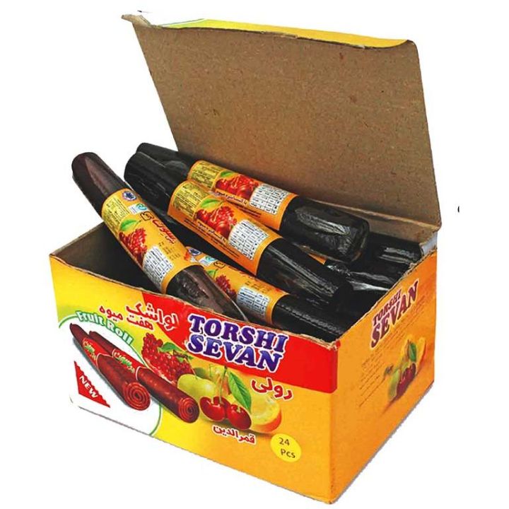 Lavashak Roll Mix Fruit - Lavashak Leather from Iran - 1 Roll - Sour ...