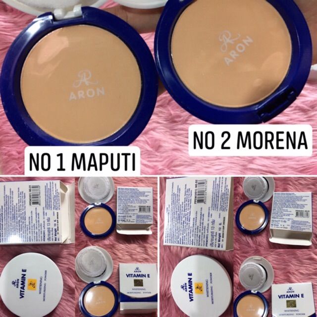 AR Vitamin E Whitening moisturizing powder 13g. อารอน วิตามิน อี ไวท์เท ...