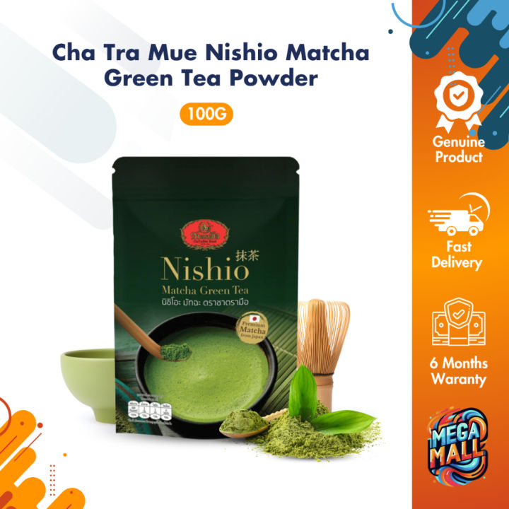 Cha Tra Mue Nishio Matcha Green Tea Powder 100g – Premium Japanese ...