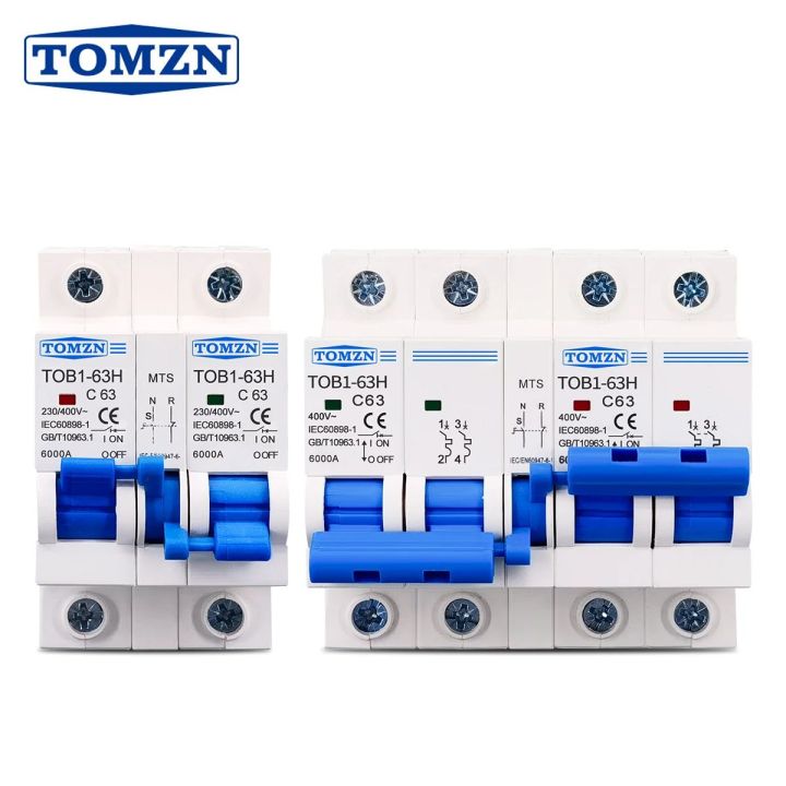 MTS Dual power Manual transfer switch Circuit breaker MCB 50HZ/60HZ ...