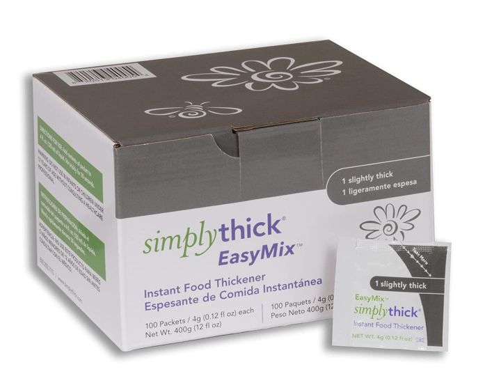 SimplyThick EasyMix | 100 Count of 4g Individual Packets | Gel ...