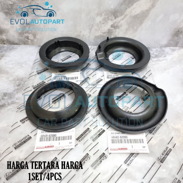 Karet Tatakan Atas Bawah Per Keong Belakang Calya Sigra Sirion Agya ...